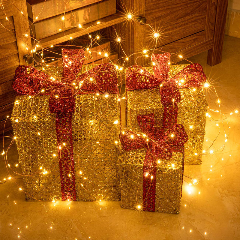 The Holiday Aisle® 200 LED 66 Ft Copper Wire String Lights & Reviews | Wayfair